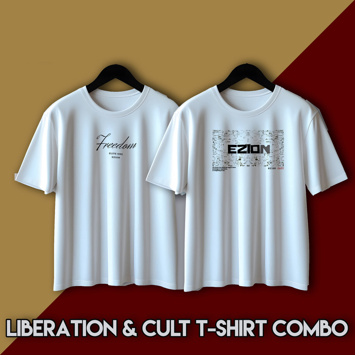 Liberation & Cult T-Shirt Combo – Ezion